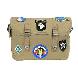 Fostex Pukkel tas WWII Emblemen khaki | Benscore