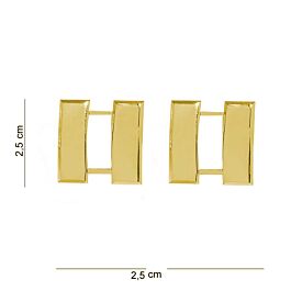 Embleem metaal US Captain bars kaart à 2 st goud pin | Benscore